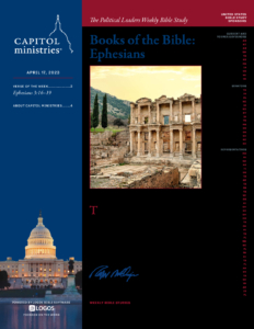 Books of the Bible - Ephesians by Ralph Drollinger Capitol Ministries 2023